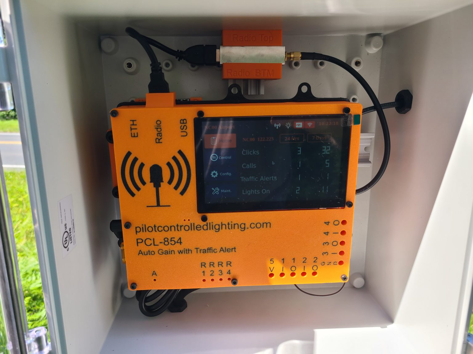 Indoor/Outdoor Enclosure - Pilot Controlled Lighting System